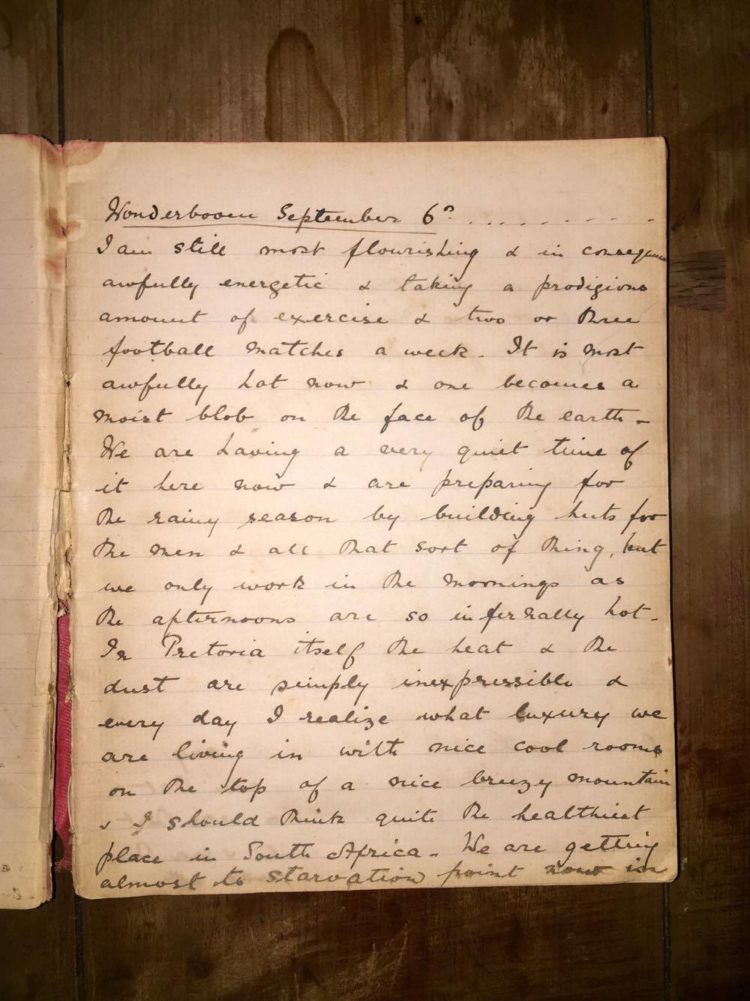 Second Boer War Diary by an Officer of the Imperial Yeomanry - Diary File